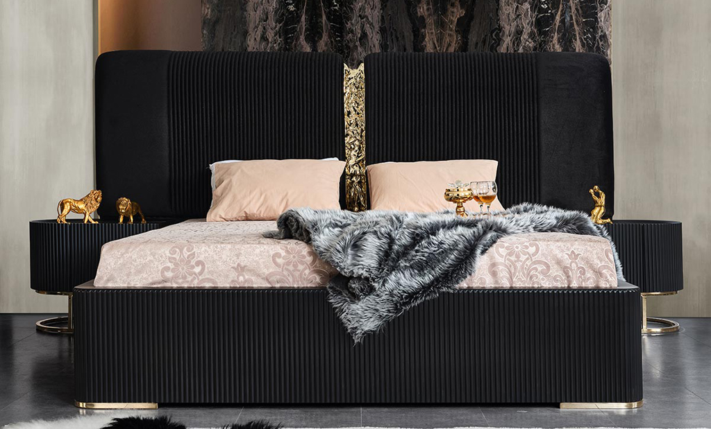 Bedroom set | Modern Bedroom set | Black Lyon, | Turkish Modern Bedroom ...