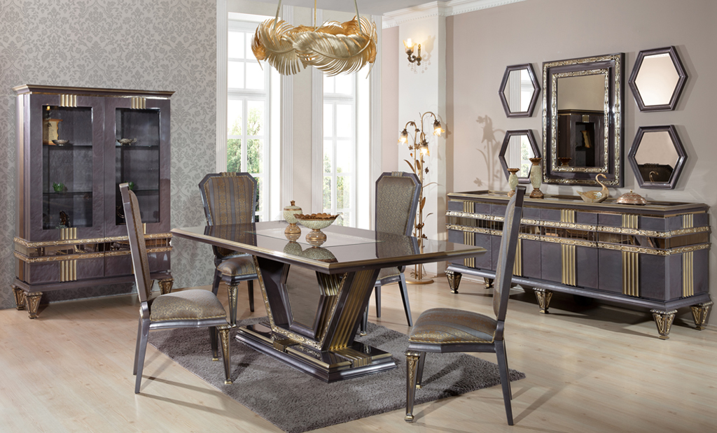 Royal Dining Room Set, | Turkish Modern Dining Room Sets