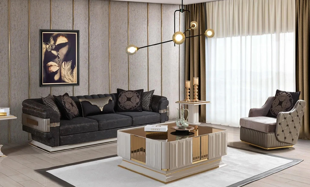 Berlin Living Room Sofa Set | Sofa Set | Living Room Set | Modern Sofa Sets